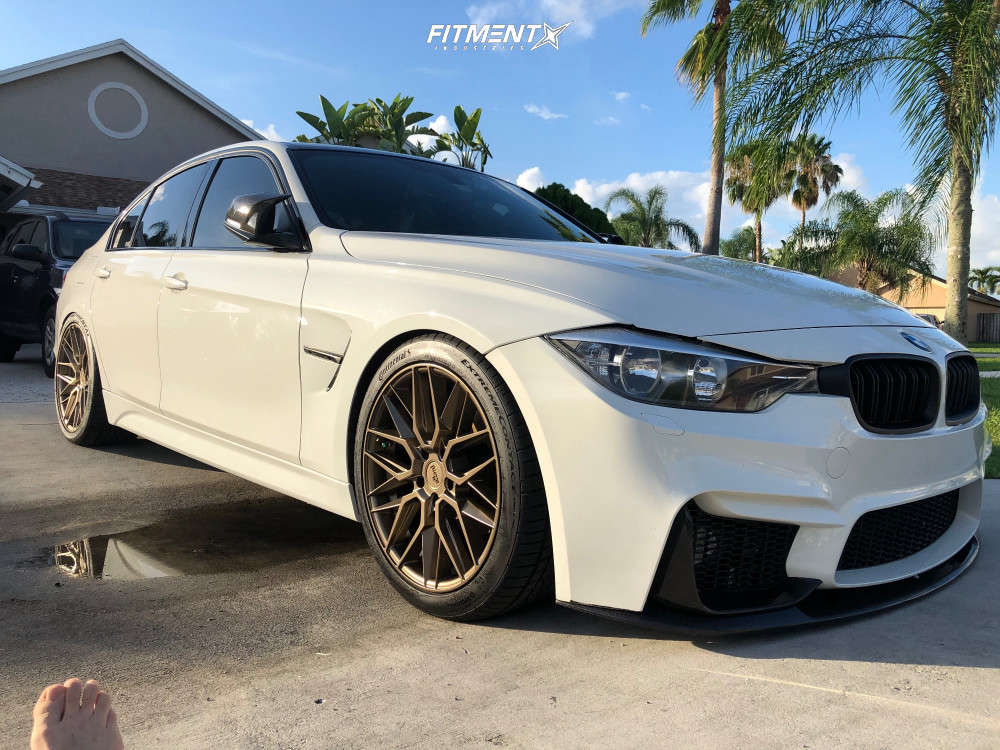2015 BMW 320i Base with 19x8.5 Niche Gamma and Continental 245x40 on ...