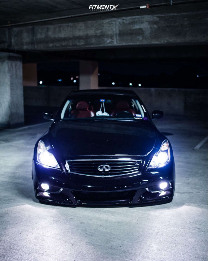 2011 INFINITI G37 IPL with 19x10 Weds Vishunu and Nankang 215x35 on Air ...