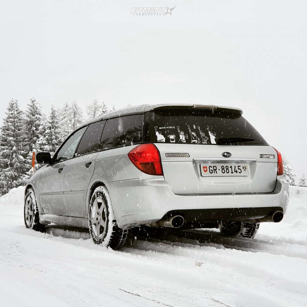 2005 Subaru Legacy i with 18x8 Japan Racing Jr3 and Continental 225x45 ...