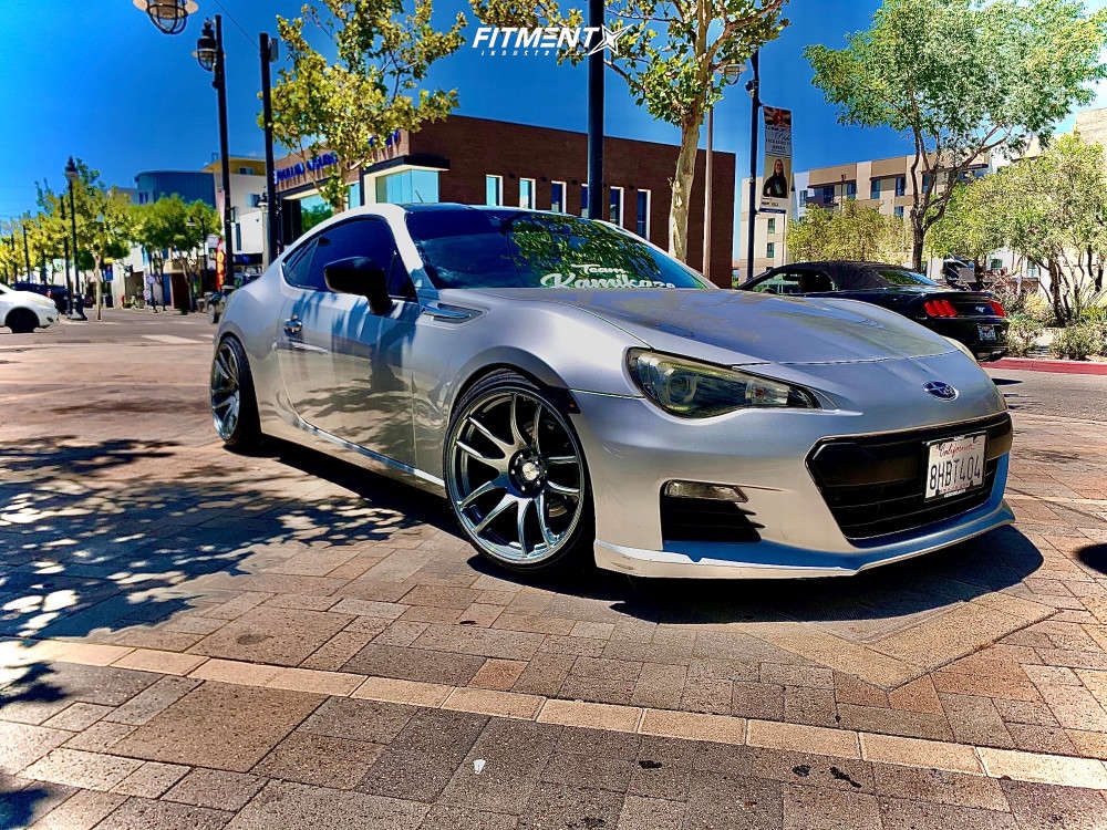2014 Subaru BRZ Premium with 18x10.5 ESR Sr08 and Nankang 225x40 on ...