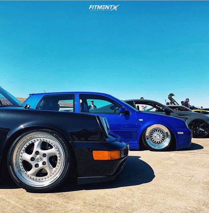 2004 Volkswagen R32 Base with 18x9 BBS RS and Nitto 205x40 on Air ...