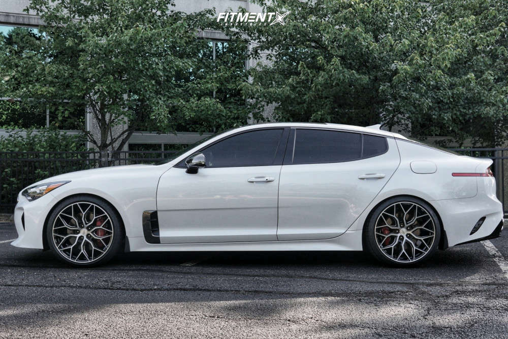 2019 Kia Stinger GT2 with 20x9 Vossen Hf2 and Michelin 245x35 on Lowering Springs | 1179630 ...