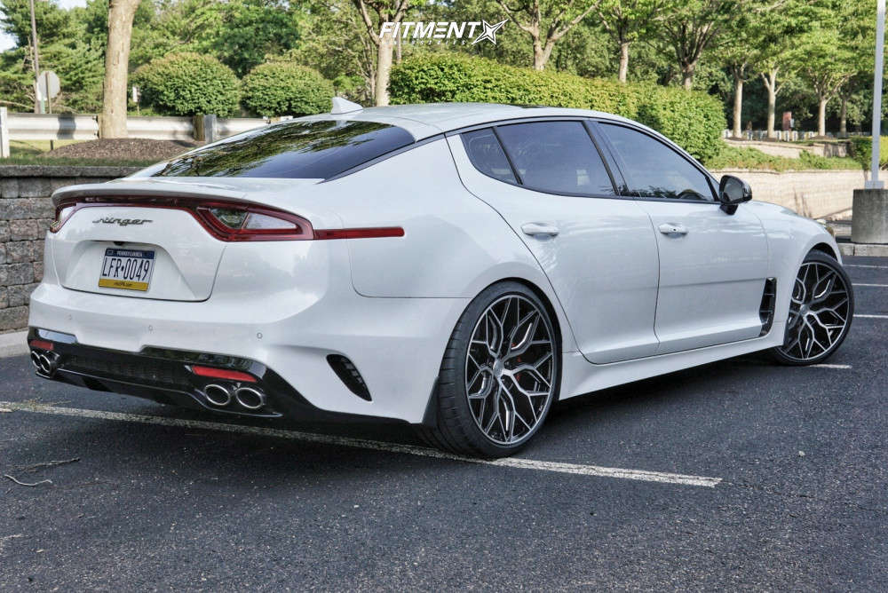 2019 Kia Stinger GT2 with 20x9 Vossen Hf2 and Michelin 245x35 on Lowering Springs | 1179630 ...
