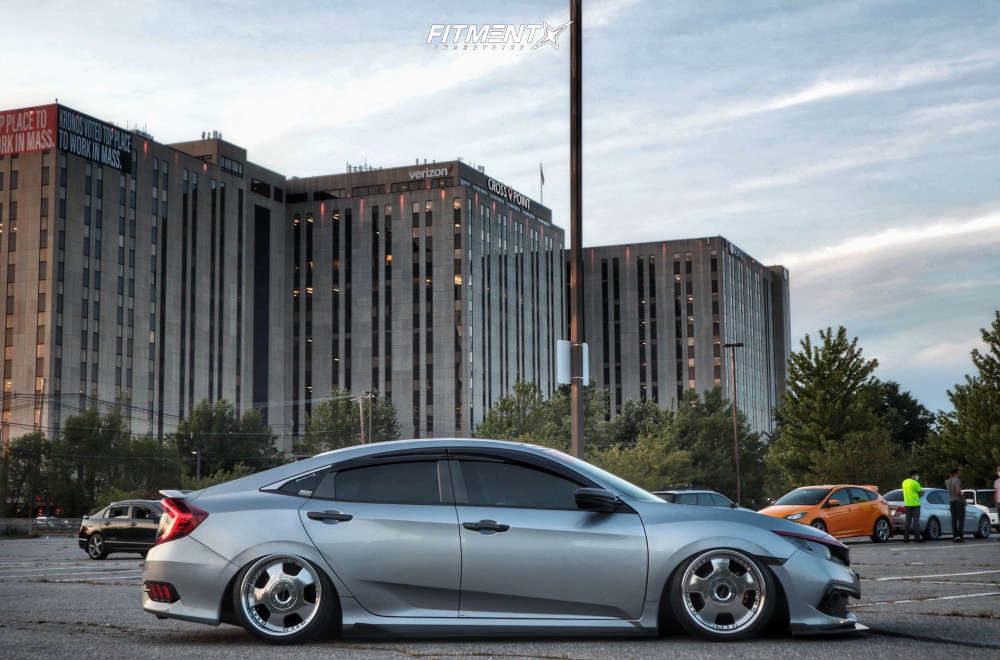 2019 Honda Civic Sport with 18x9.75 SSR Vienna Dish and Lionhart 215x30 ...