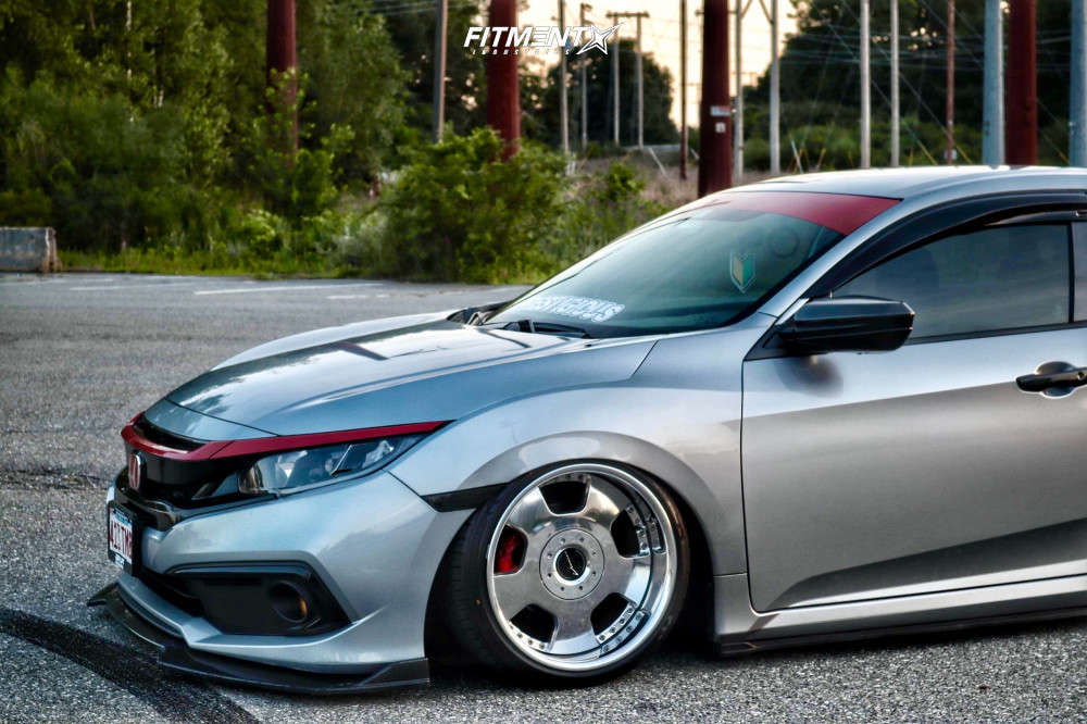 2019 Honda Civic Sport with 18x9.75 SSR Vienna Dish and Lionhart 215x30 ...