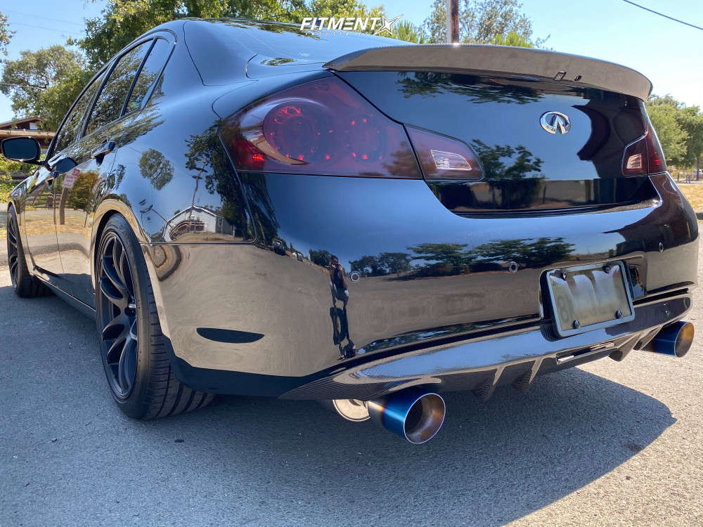 2012 INFINITI G37 X with 19x9.5 Work Emotion and Falken 235x45 on ...