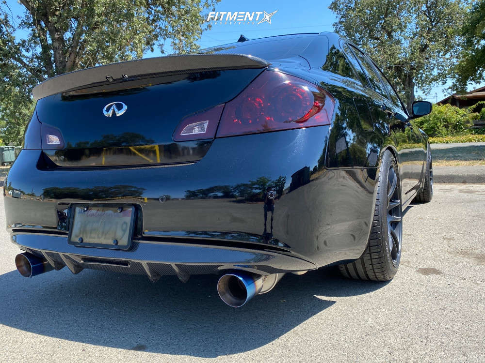 2012 INFINITI G37 X with 19x9.5 Work Emotion and Falken 235x45 on ...
