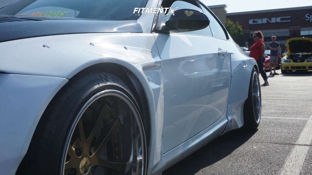 2007 BMW 335i Base with 19x11 Weds Lxz and Michelin 275x35 on Coilovers ...