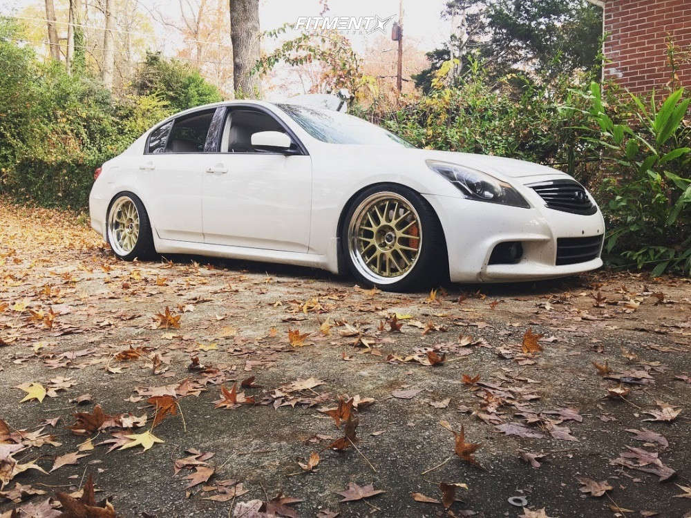 2010 INFINITI G37 Sport with 19x9 SSR Ms1 and Toyo Tires 225x45 on Lowering Springs | 1181744 ...