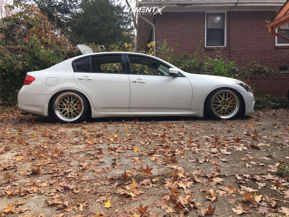 2010 INFINITI G37 Sport with 19x9 SSR Ms1 and Toyo Tires 225x45 on Lowering Springs | 1181744 ...