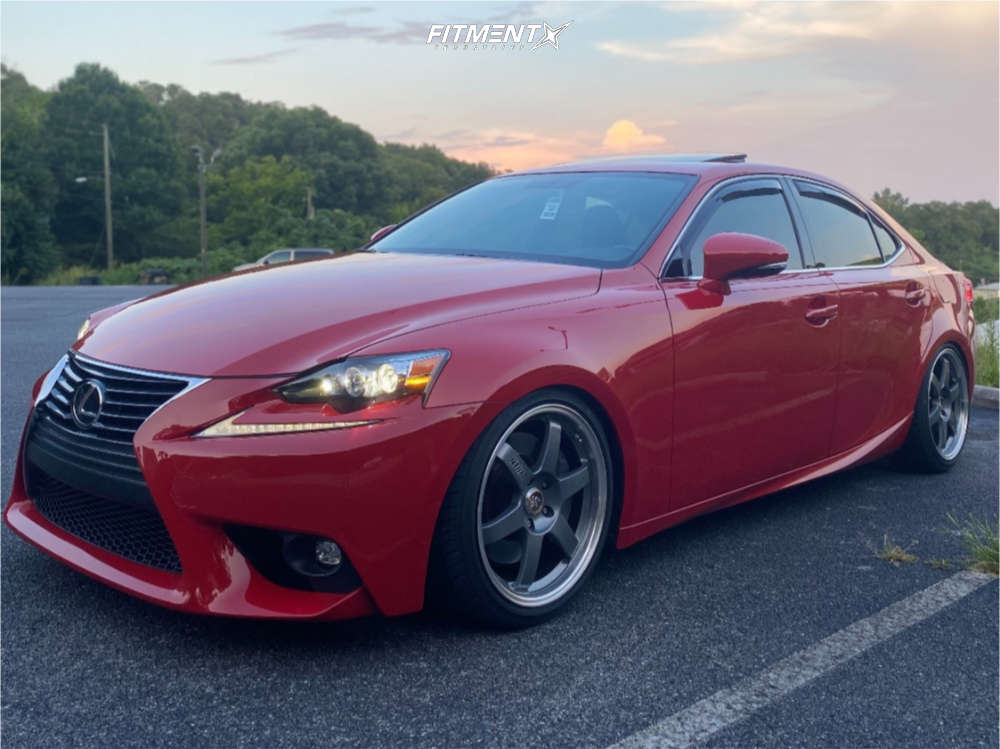 2016 Lexus IS200t Base with 18x8.5 Volk Le37 and Ohtsu 235x40 on ...