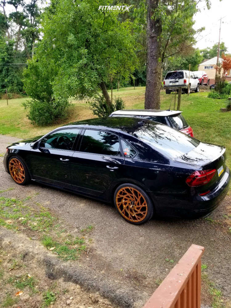 2018 Volkswagen Passat GT with 20x8.5 Strada Nido and Federal 235x35 on ...