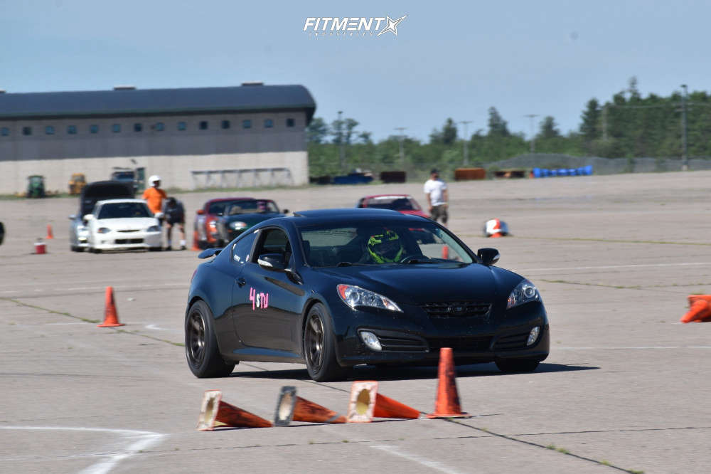 2012 Hyundai Genesis Coupe 3.8 Track with 18x9.5 ESR Sr13 and Federal ...