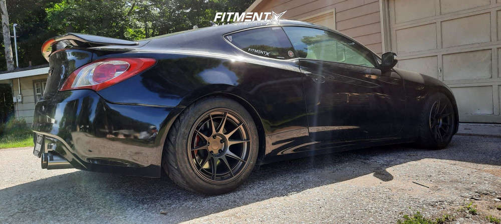 2012 Hyundai Genesis Coupe 3.8 Track with 18x9.5 ESR Sr13 and Federal ...