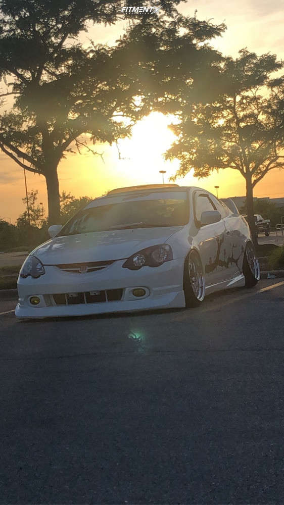 2002 Acura RSX Type-S with 18x9.5 Aodhan Ds01 and Federal 205x40 on Air ...