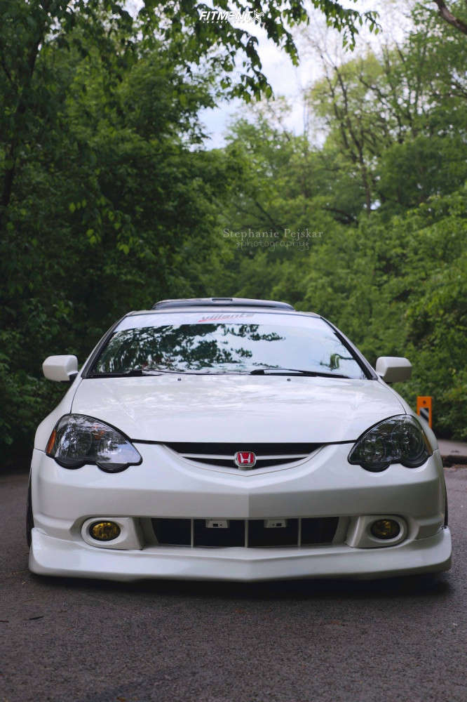 2002 Acura RSX Type-S with 18x9.5 Aodhan Ds01 and Federal 205x40 on Air ...