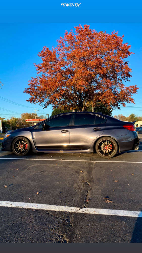 2018 Subaru WRX Premium with 18x9.5 Work Emotion D9r and Nitto 255x35 ...