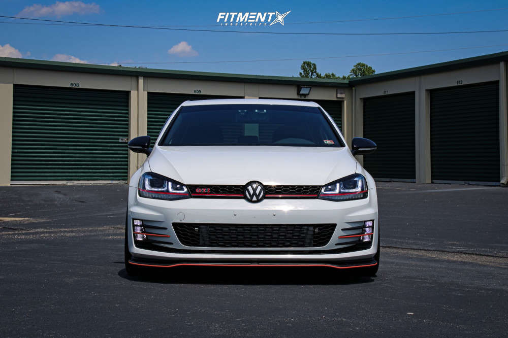 2016 Volkswagen GTI Base with 18x8.5 Konig Ampliform and Nitto 245x40 ...
