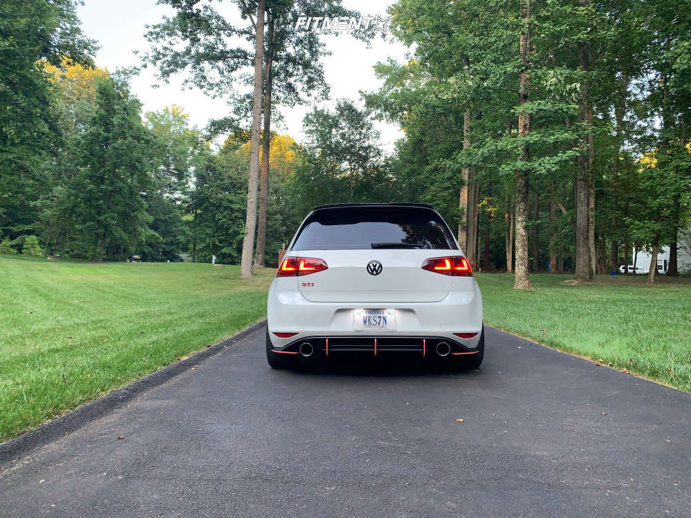 2016 Volkswagen GTI Base with 18x8.5 Konig Ampliform and Nitto 245x40 ...