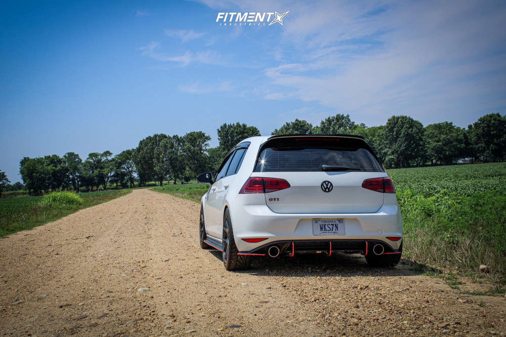 2016 Volkswagen GTI Base with 18x8.5 Konig Ampliform and Nitto 245x40 ...