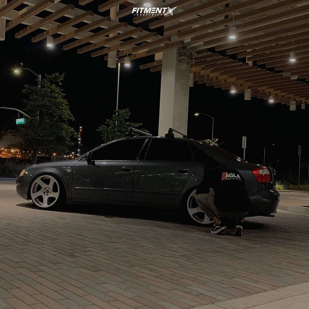 2002 Audi A4 Quattro Base with 19x10 Rotiform Tmb and Achilles 215x35 ...