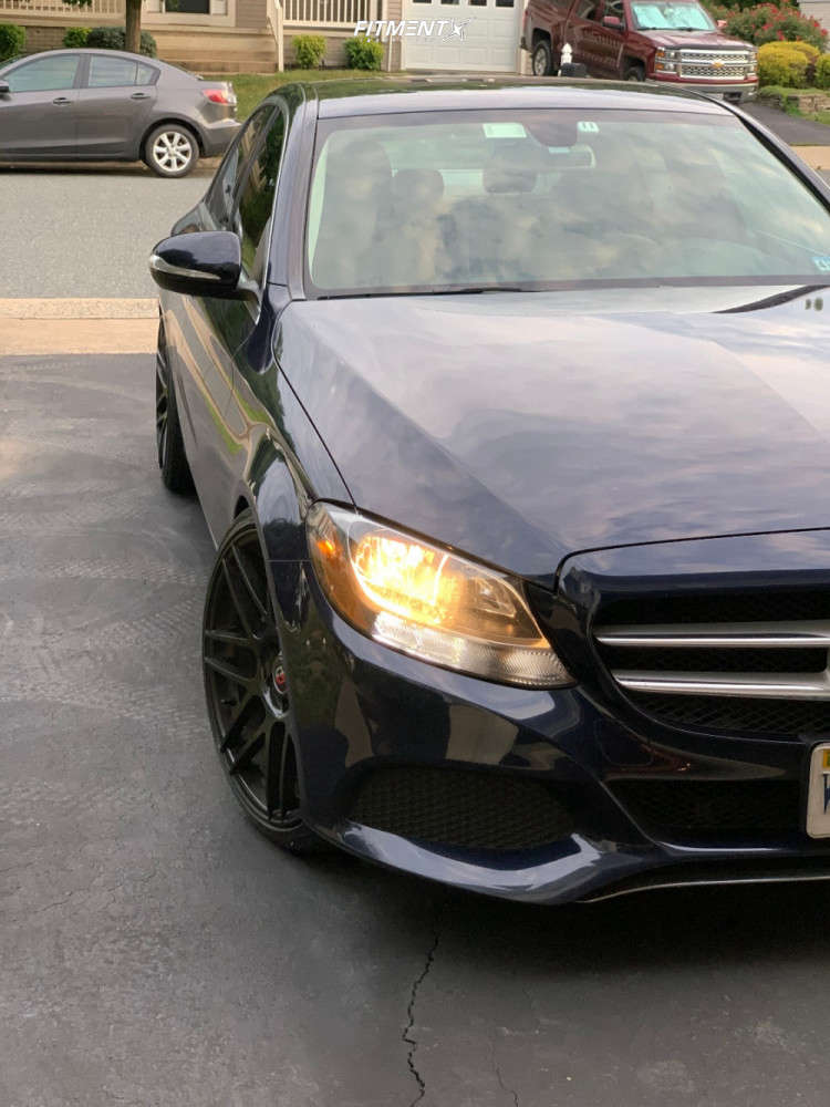 2015 Mercedes-Benz C300 4Matic with 20x8.5 Curva C300 and Achilles ...