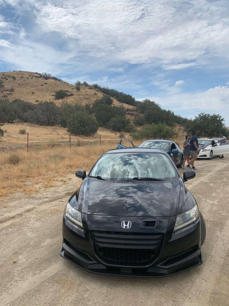 2011 Honda CR-Z Base with 16x7 Enkei RPF1 and Yokohama 195x55 on Lowering Springs | 1188856 ...