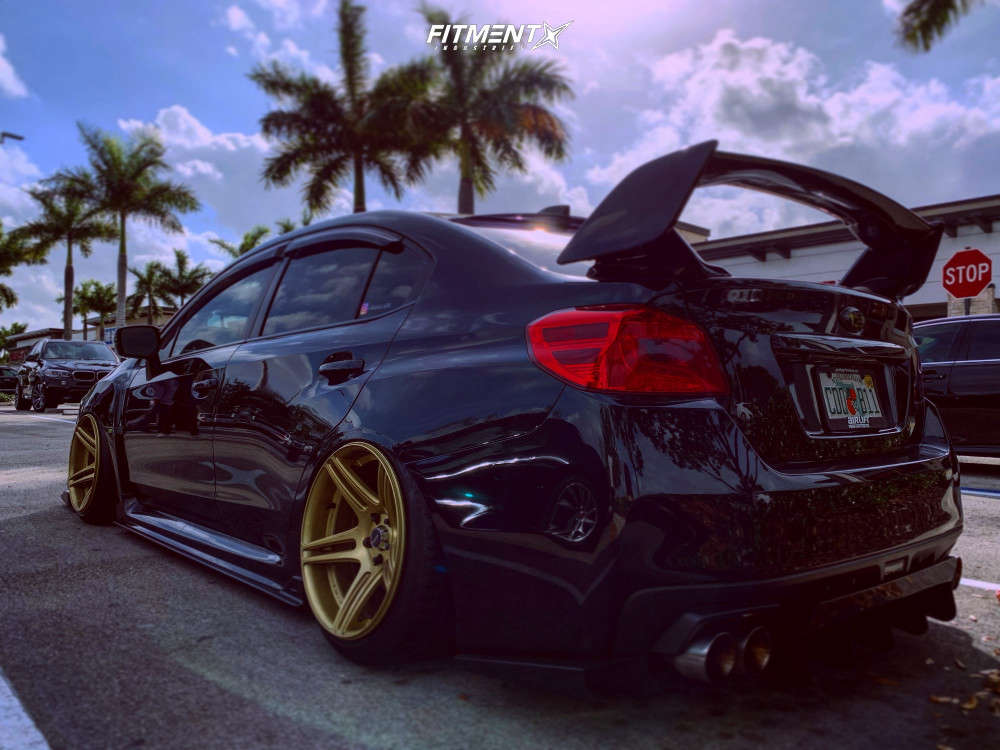 2018 Subaru WRX STI Base with 18x10.5 Cosmis Racing S5r and Nankang ...