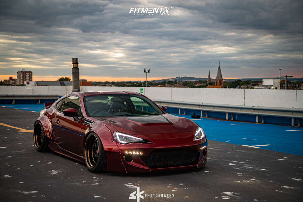 2013 Toyota 86 Base with 18x9.5 Work Meister M1 3p and Federal 245x35 ...