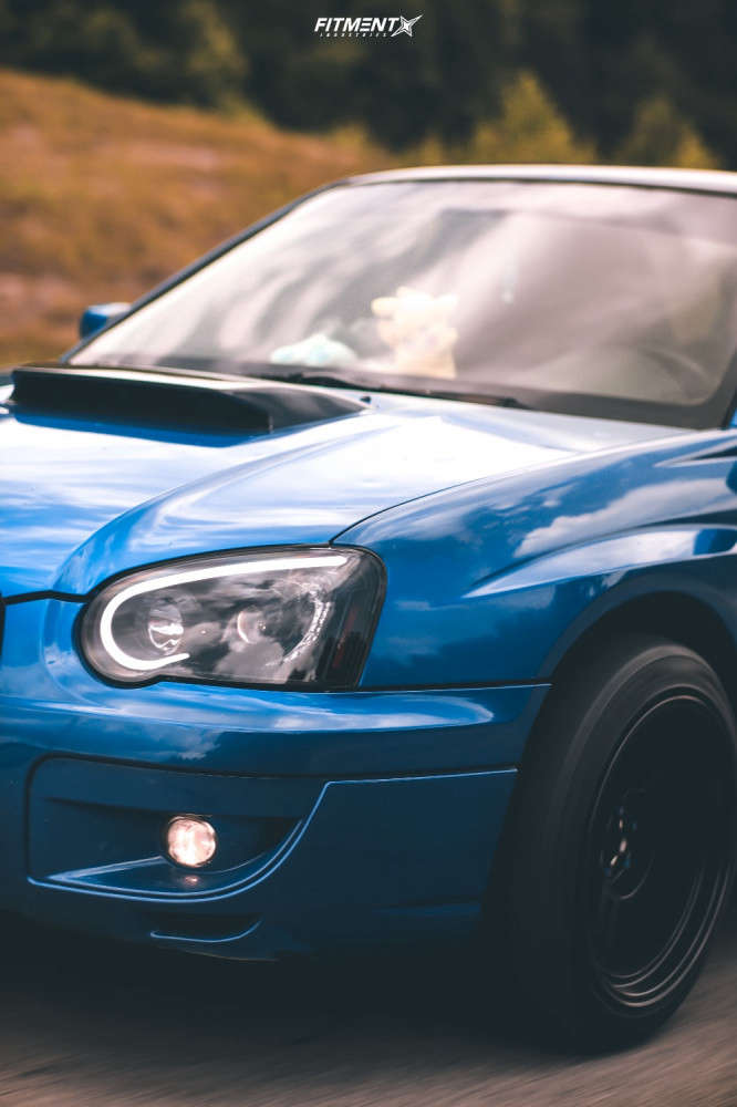 2005 Subaru WRX Base with 17x9 JNC Jnc021 and Firestone 235x45 on Stock ...