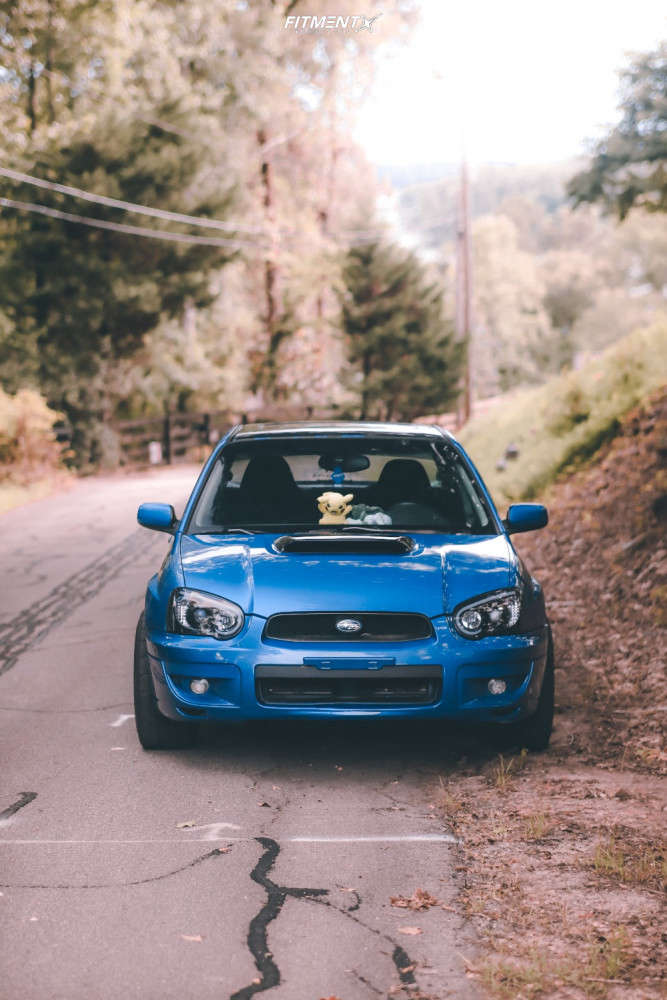 2005 Subaru WRX Base with 17x9 JNC Jnc021 and Firestone 235x45 on Stock ...