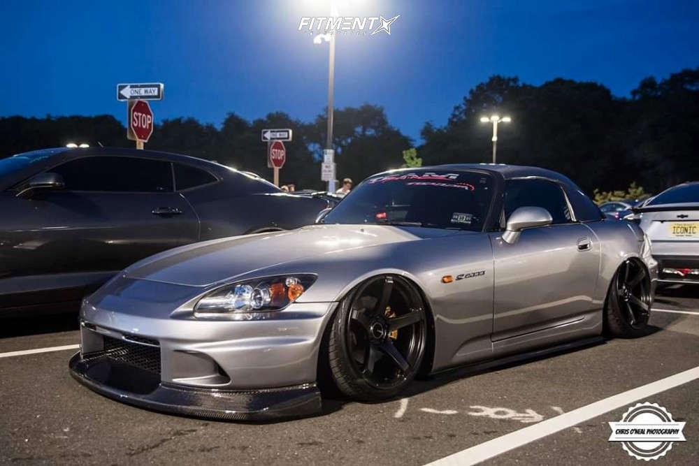 2004 Honda S2000 Base with 18x9.5 Enkei Kojin and Federal 225x35 on Air ...