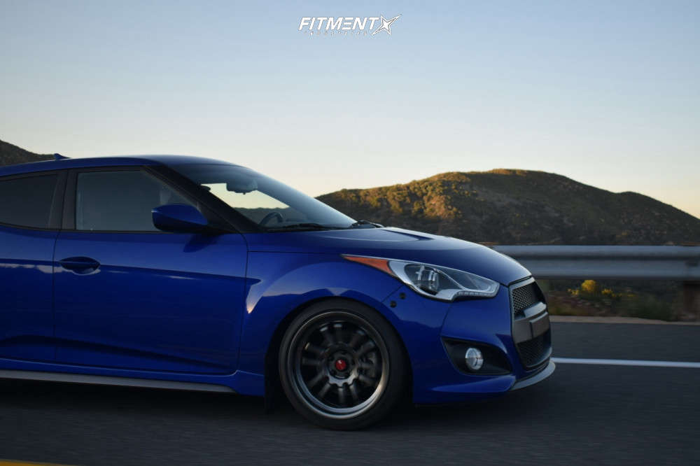 2014 Hyundai Veloster Turbo R-Spec with 18x8.5 Aodhan Ah07 and Ohtsu ...