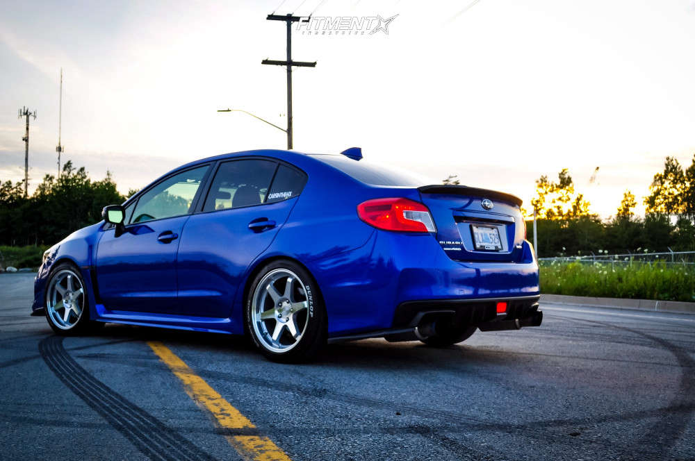 2018 Subaru WRX Sport-tech with 18x8.5 ESR Sr07 and Dunlop 245x40 on ...