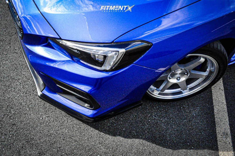 2018 Subaru WRX Sport-tech with 18x8.5 ESR Sr07 and Dunlop 245x40 on ...