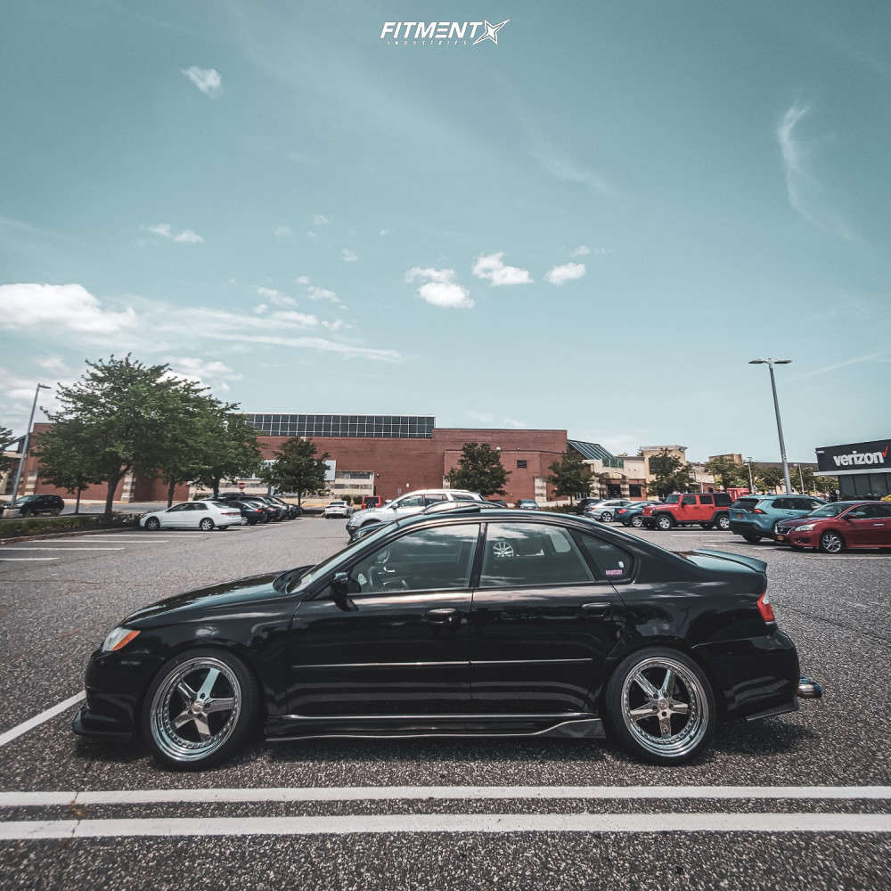 2009 Subaru Legacy 2.5i with 18x8.5 ESR SR04 and Federal 215x40 on ...
