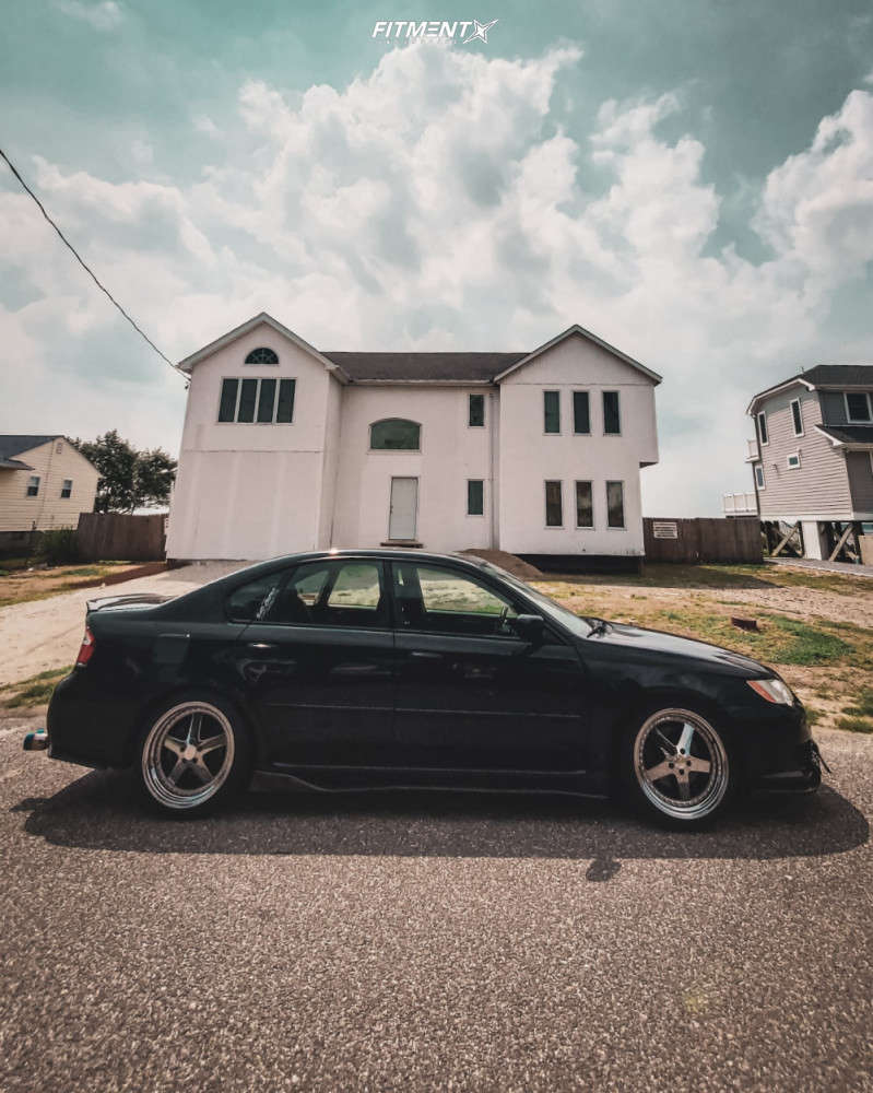 2009 Subaru Legacy 2.5i with 18x8.5 ESR SR04 and Federal 215x40 on ...