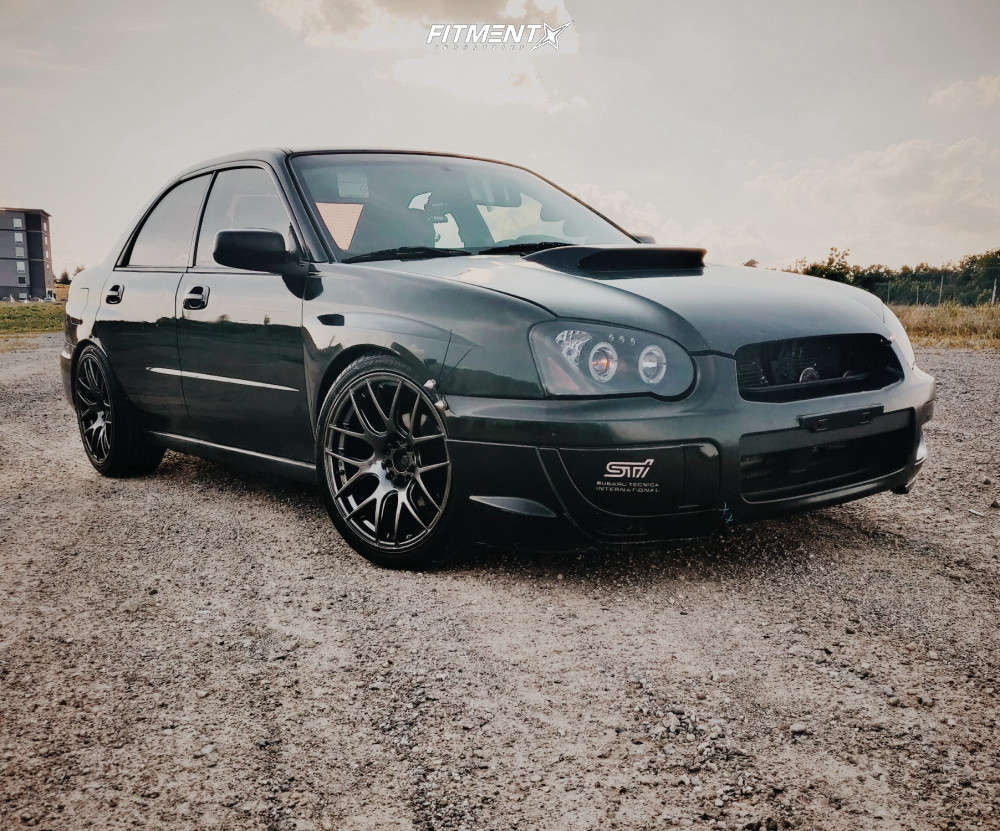 2005 Subaru Impreza WRX with 18x8.75 XXR 530 and Linglong 235x40 on ...