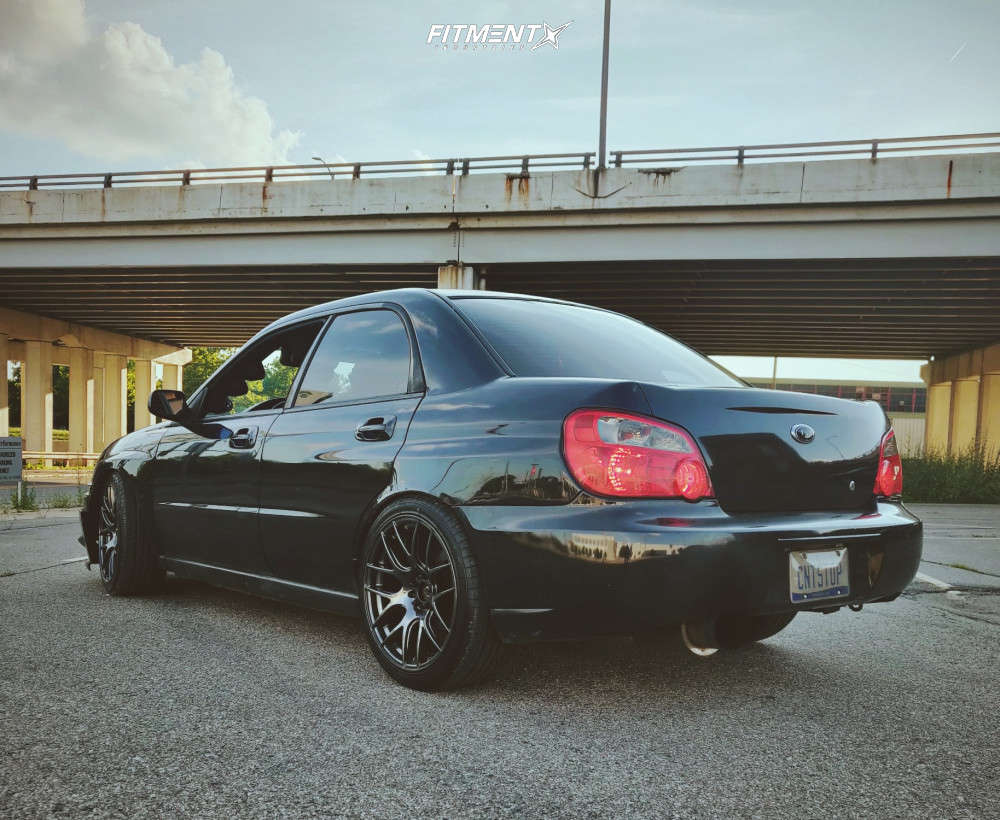 2005 Subaru Impreza WRX with 18x8.75 XXR 530 and Linglong 235x40 on ...