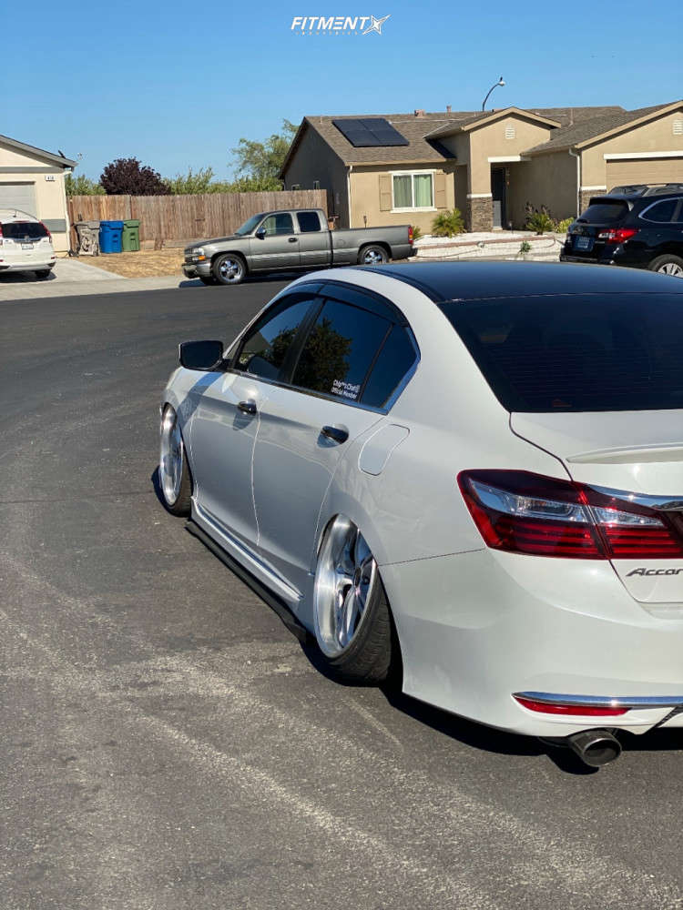 2017 Honda Accord Sport with 19x9 Weds Cerberus Ii and Delinte 225x35 ...