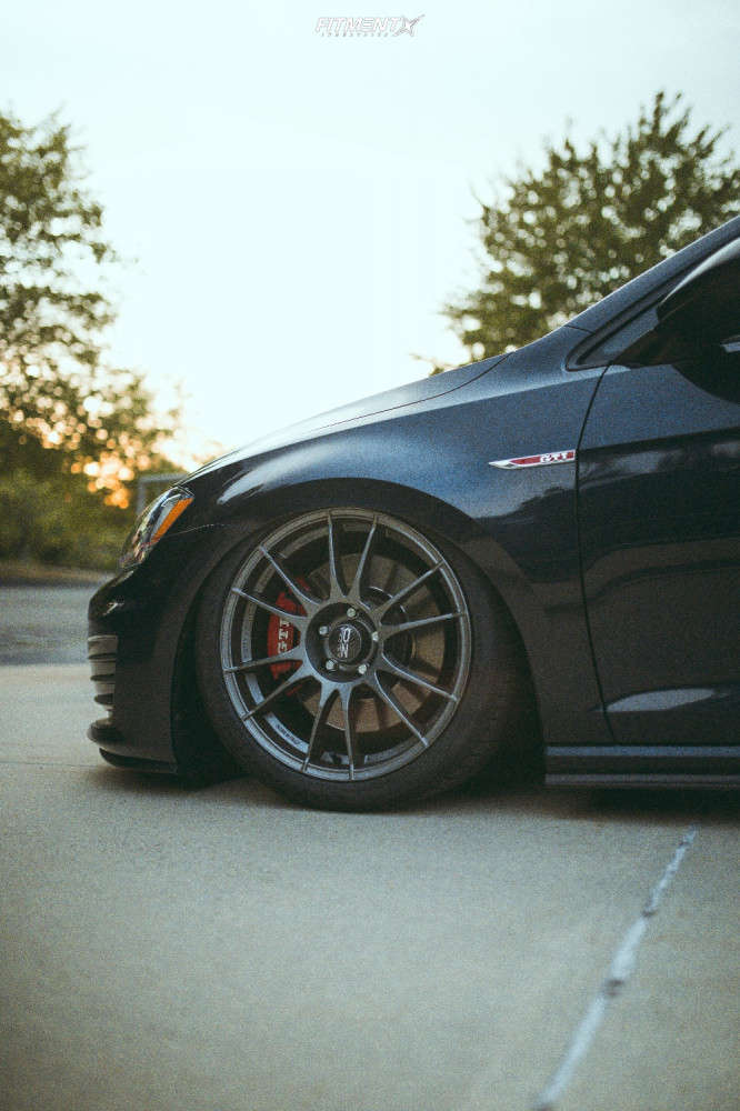 2017 Volkswagen GTI SE with 18x8 OZ Racing Ultraleggera and Continental ...