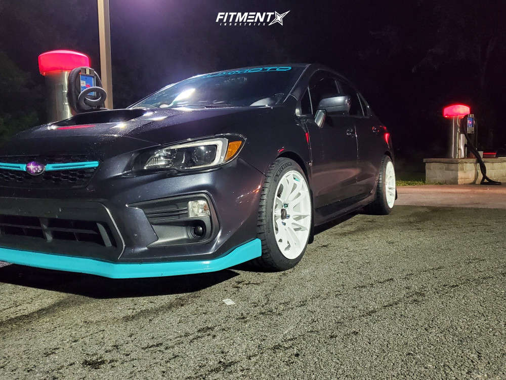 2018 Subaru WRX Base with 18x9.5 AVID1 AV20 and Michelin 245x40 on ...