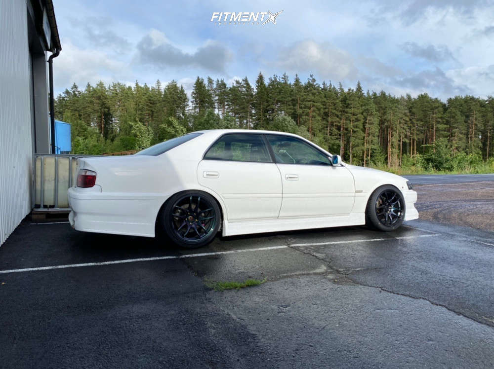 1999 Toyota Chaser Base with 18x9.5 Japan Racing Jr29 and Tracmax ...