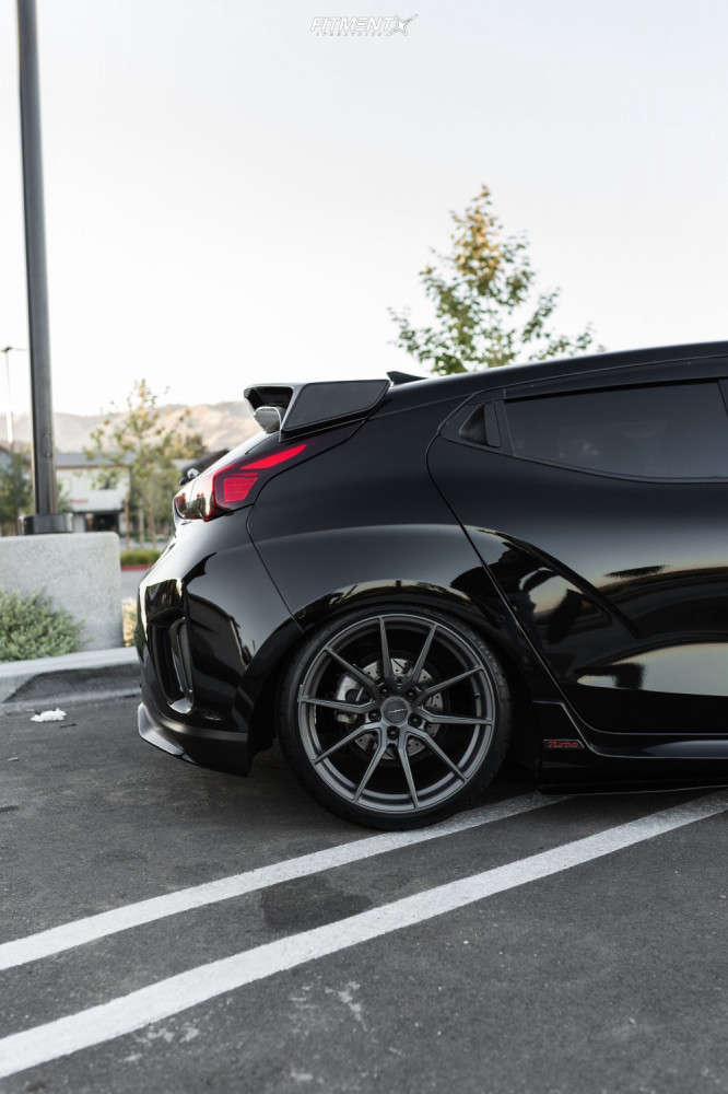 2019 Hyundai Veloster Turbo R-Spec with 18x8.5 Rosenstein Delta and ...
