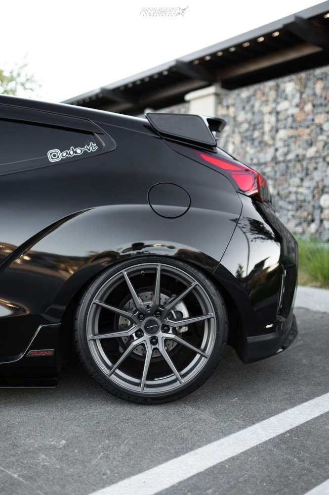 2019 Hyundai Veloster Turbo R-Spec with 18x8.5 Rosenstein Delta and ...