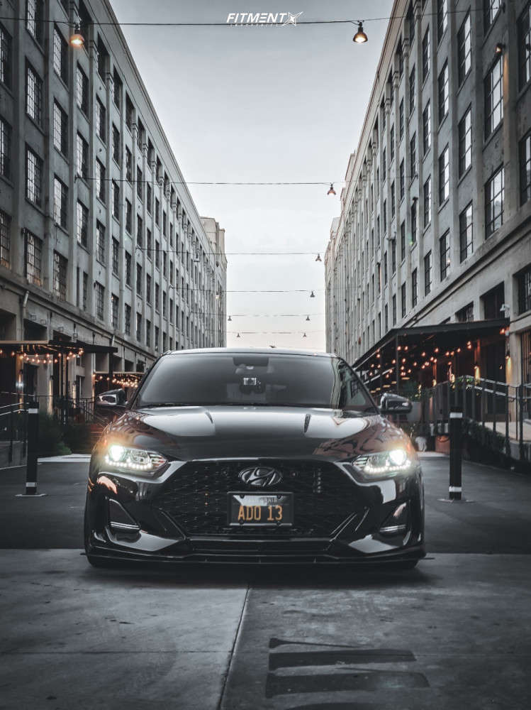 2019 Hyundai Veloster Turbo R-Spec with 18x8.5 Rosenstein Delta and ...