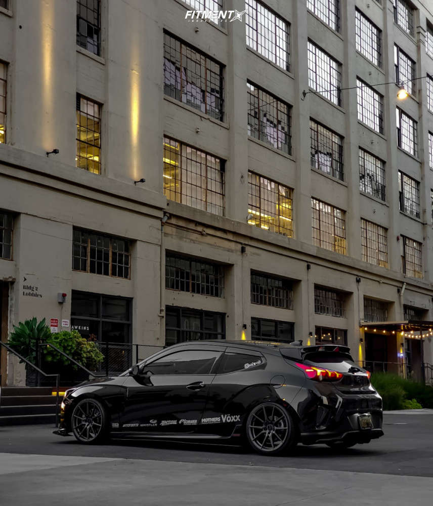 2019 Hyundai Veloster Turbo R-Spec with 18x8.5 Rosenstein Delta and ...