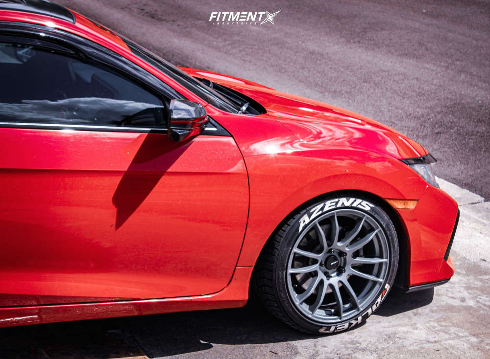 2019 Honda Civic Si with 18x8.5 AVID1 AV20 and Falken 235x40 on ...