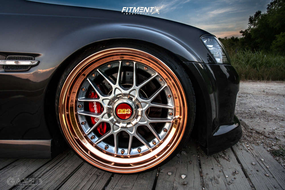 2009 Pontiac G8 Base with 19x11 BBS Rsii and Nankang 235x35 on Coilovers | 1193994 | Fitment ...