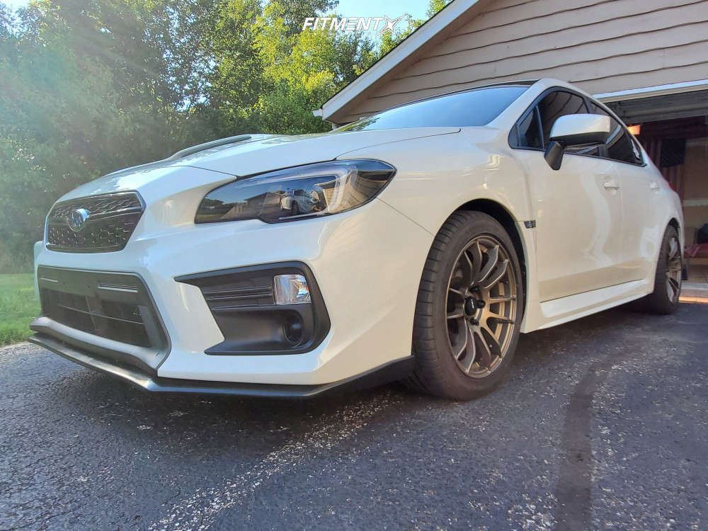 2020 Subaru WRX Base with 17x8 AVID1 AV20 and Dunlop 235x45 on Stock ...